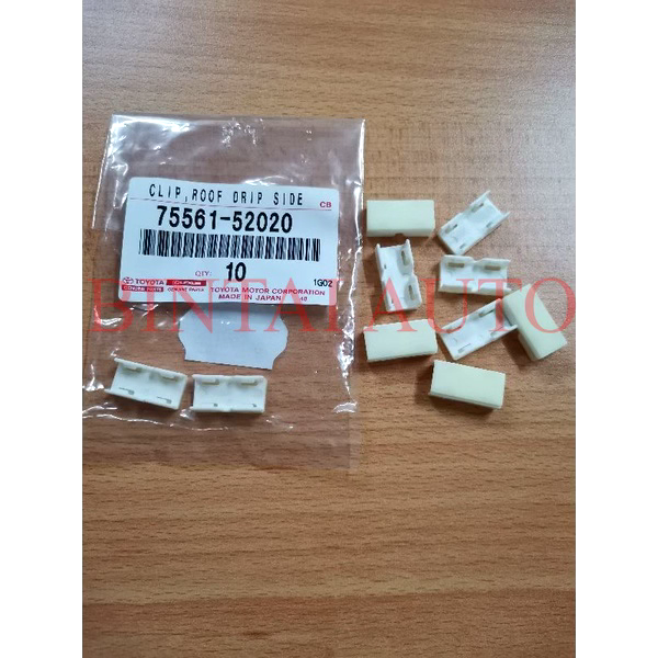 Toyota Lexus Genuine Clip, Roof Drip Side Moulding 10 Qty Set 75561 ...