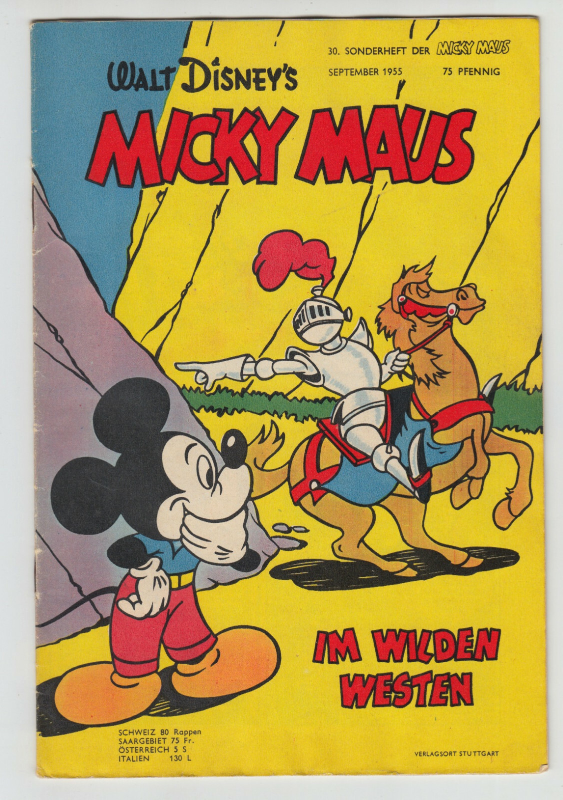 Micky Maus Sonderheft 30 - Micky Maus im Wilden Westen (Original) | eBay.de