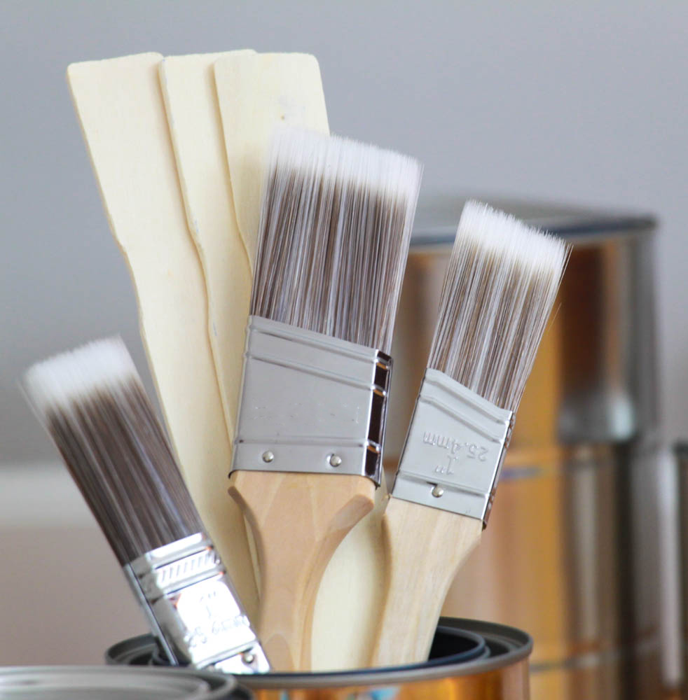 2PK House Wall,Trim Paint Brush Set Home Exterior or Interior Brush | eBay