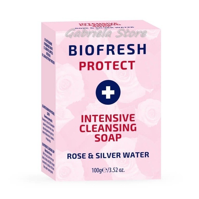Biofresh Protect Soap Bar Intensive Cleansing Rose & Silver Water ...