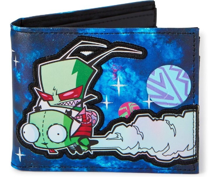 Invader Zim Nickelodeon Alien Cartoon & Gir Robot Bifold Faux Leather ...