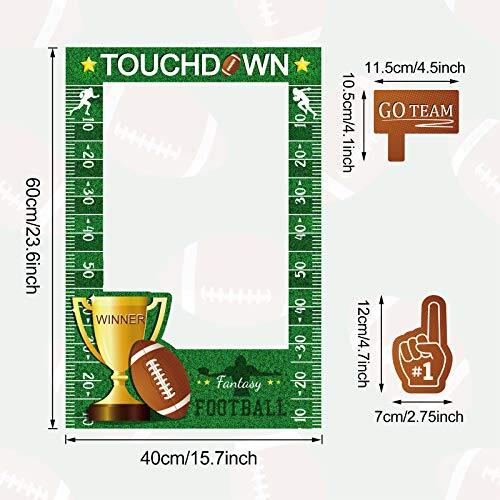 Football Photo Prop Frame Selfie Picture Frame Sport Picture Frame ...