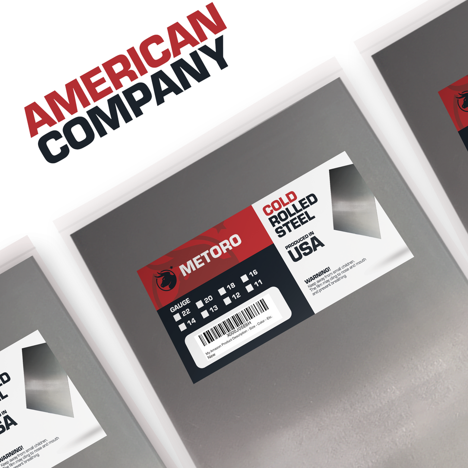 18 Gauge Mild Steel Sheet Metal 24x36. 1 PC. Sanded edges | eBay