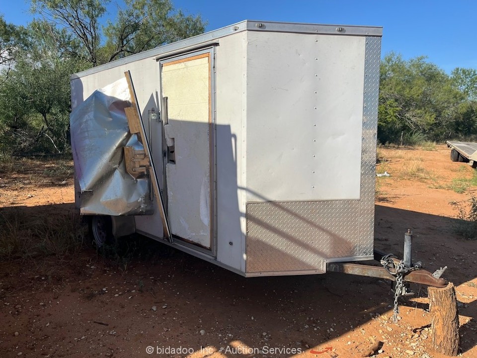 2023 Freedom Trailers 6X12SA 12' S/A Enclosed Equipment Utility Trailer ...