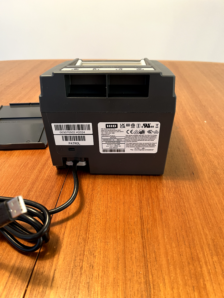 HID (Crossmatch) Patrol (900355-401) Fingerprint Scanner | eBay