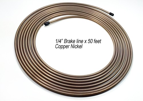 1/4" brake line Copper Nickel alloy (Nicopp) -50 foot coil | eBay