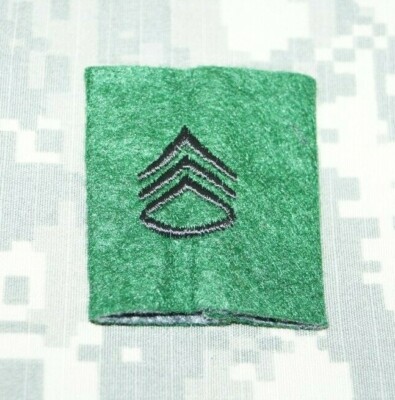 Military Patch US Army Staff Sergeant SSG Green Leadership Tab Jacket ...