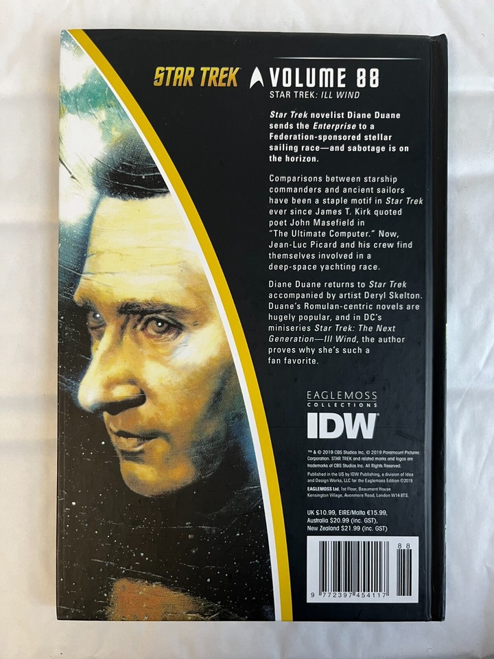 EAGLEMOSS STAR TREK GRAPHIC NOVEL COLLECTION BOOK VOLUME 88 - ILL WIND ...