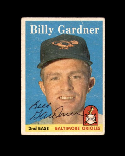 Billy Gardner Signed 1958 Topps Baltimore Orioles Original Autograph | eBay