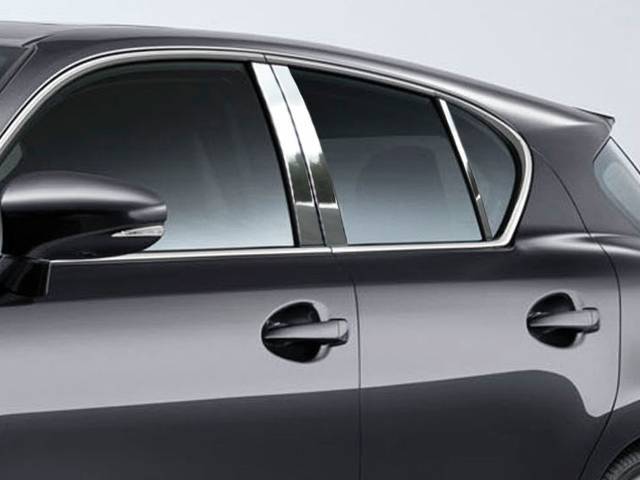 Black Horse Pillar Post Trims Chrome fit 2011-2016 Lexus CT | eBay