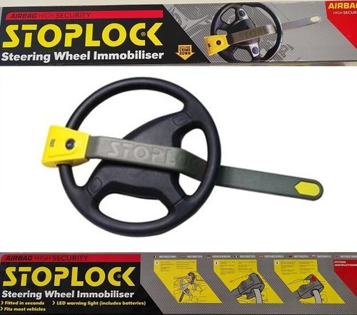 Stoplock Lenkradkralle HG 134-66, Wegfahrsperre mit Airbagschutz und LED | eBay.de