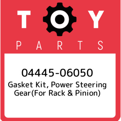 04445-06050 Toyota Gasket kit, power steering gear(for rack & pinion ...