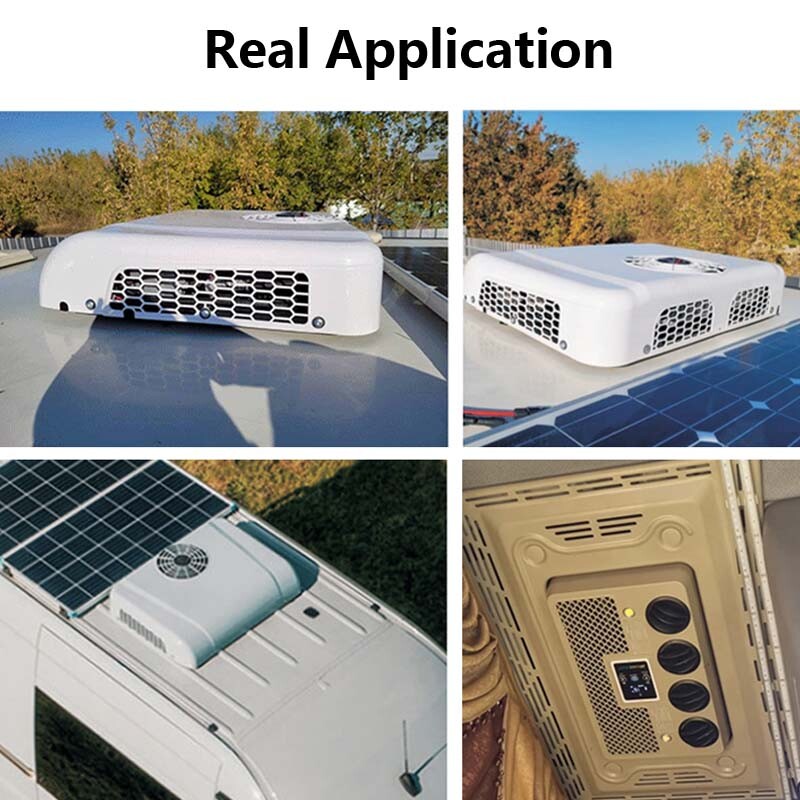 12 RV AC Unit Rooftop RV Motorhome Caravan Air Conditioner Electric ...