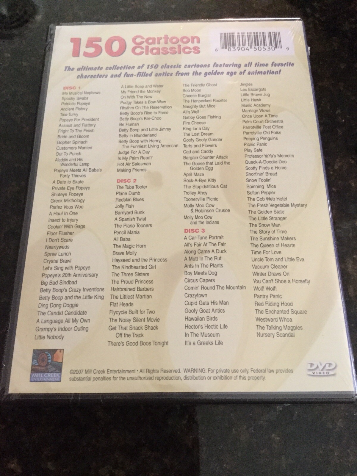 150 cartoon classics dvd Brand New! | eBay