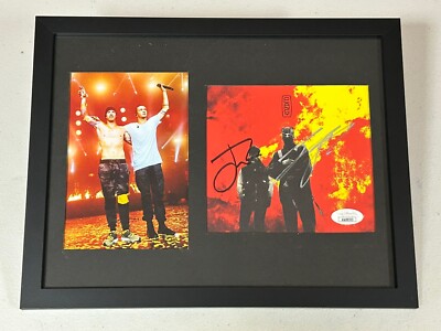 TWENTY ONE PILOTS AUTOGRAPHED SIGNED FRAMED CLANCY CD COVER W/ JSA COA ...