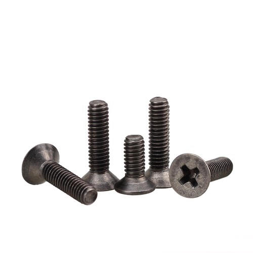 M2 M3 M4 Countersunk Phillips Machine Screws Flat Head Bolts Titanium ...