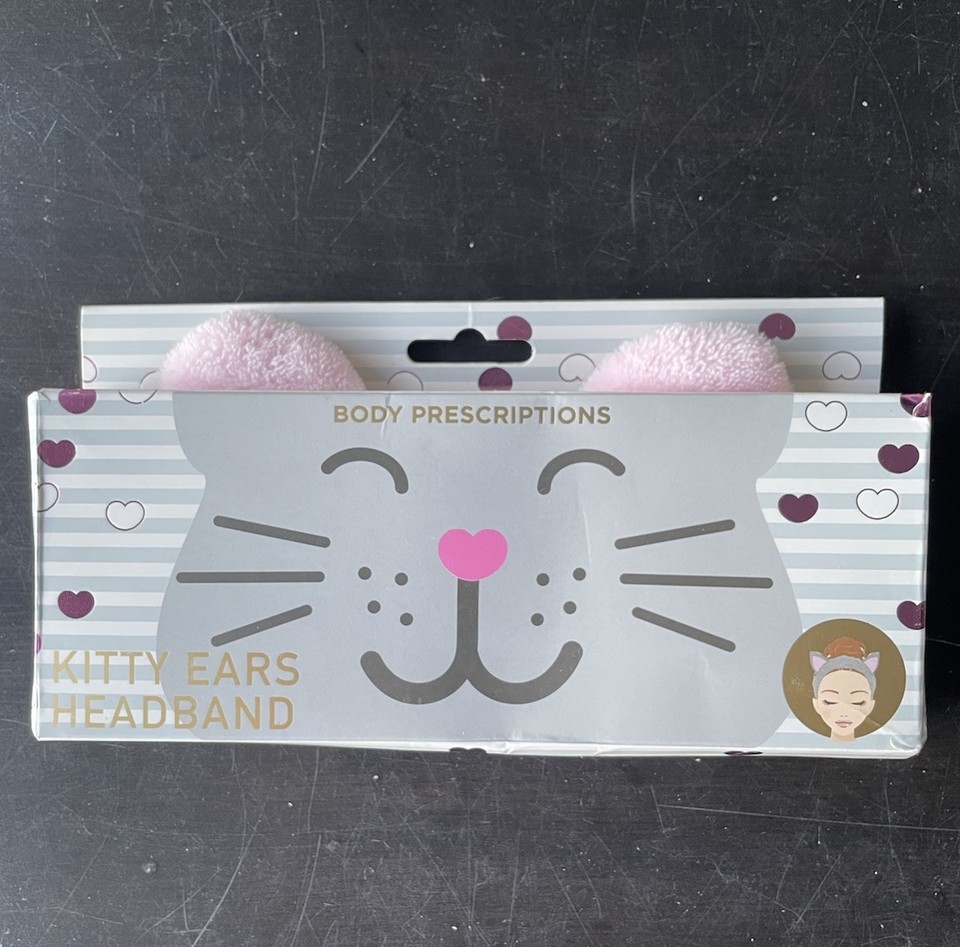 1 Pcs Cat Ears Headband, Cute Spa Headbands for Washing Face Skincare ...