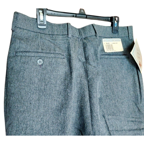 VTG NWT Levi's Action Slacks Gray Heather Comfort Stretch Men's Size ...
