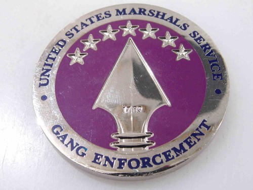 UNITED STATES MARSHALS SERVICE GANG ENFORCEMENT CHALLENGE COIN | eBay