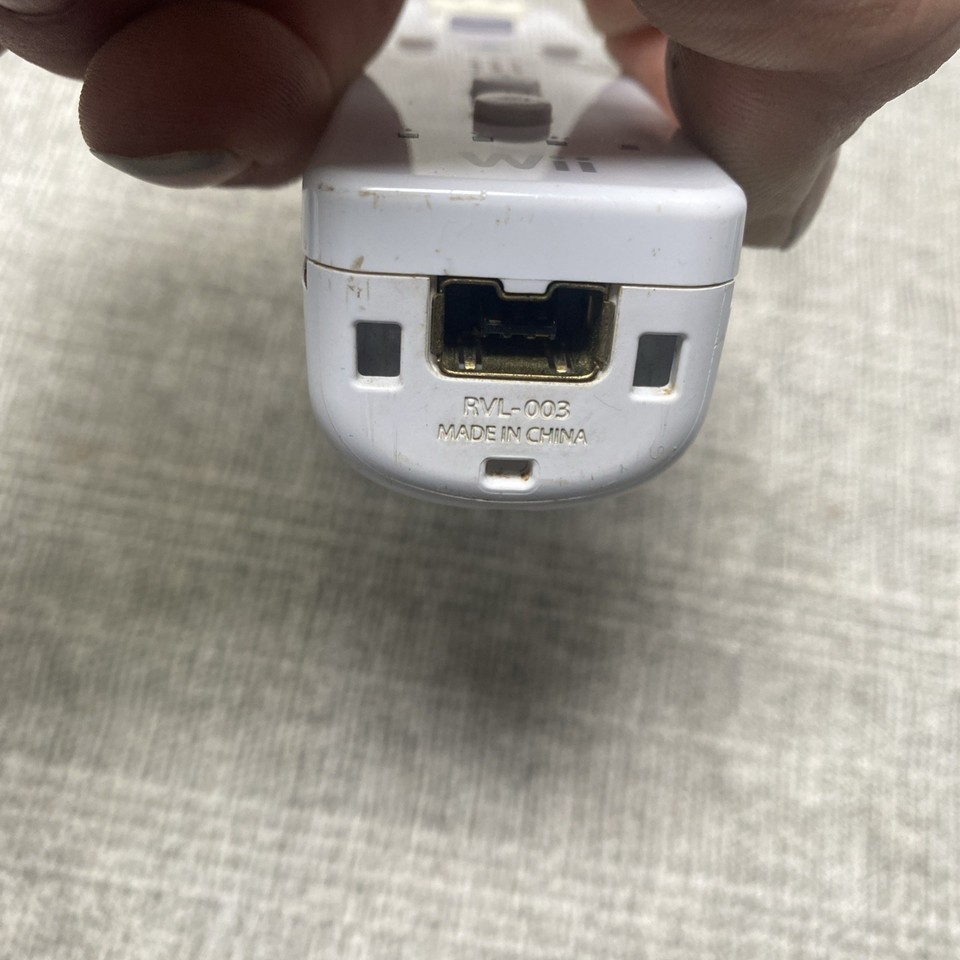 Nintendo OEM Motion Plus Wii Mote Remote White Controller Official RVL ...