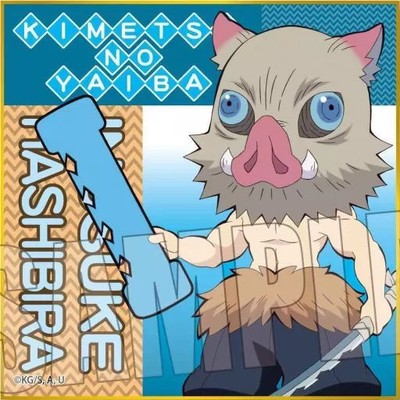 Demon Slayer Inosuke Hashibira Alphabet Version Mini Shikishi Art Board ...