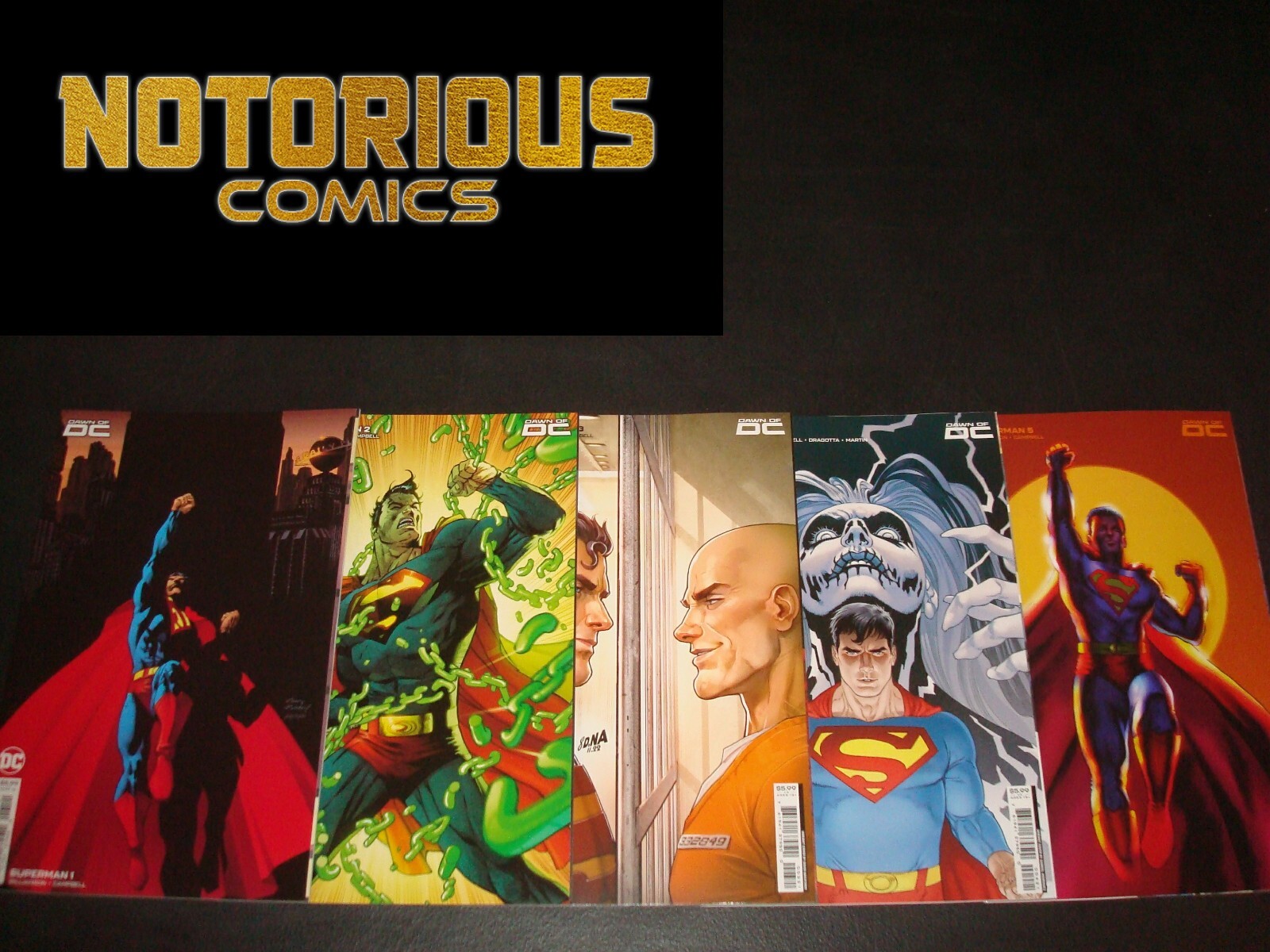 Superman 1 2 3 4 5 Complete Variant Set Dawn of DC Williamson Comic Lot ...