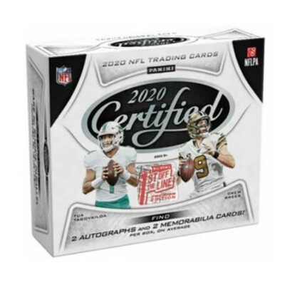 2020 Panini Certified Football First Off the Line Hobby SEALED NEW ...