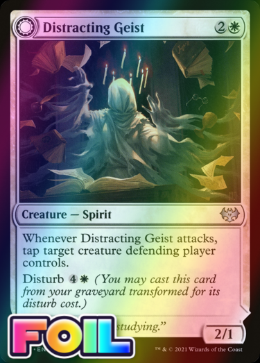 x1 Distracting Geist / Clever Distraction FOIL VOW 9/277 FOIL UNCOMMON ...