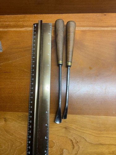 2 Vintage S.J.Addis Wood Carving Chisels Back Bend #30 | eBay