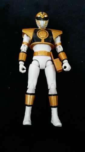 Power Rangers Super Legends Mighty Morphin White Ranger Figure Bandai ...