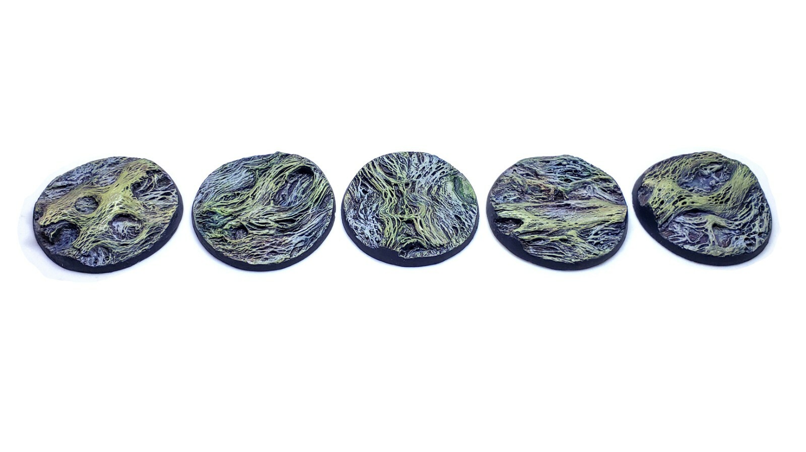 40mm Resin Wargaming Textured Alien Marsh Terrain Bases Warhammer/Age ...