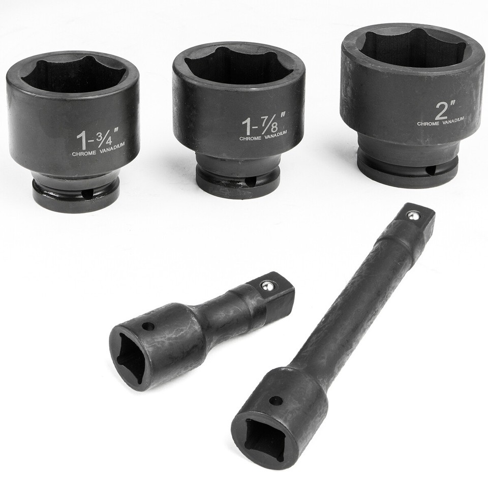 Stark USA 21PC 3/4 DR Inch Drive Tool Black Impact Ratchet Socket Set ...