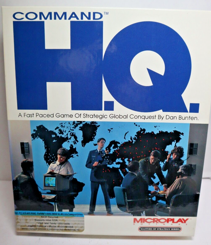 5.25" Disk IBM/TANDY PC Command H. Q. Global Conquest Microplay 1990 | eBay