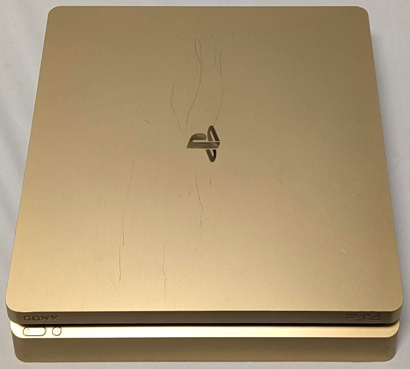 Sony PS4 PlayStation 4 Slim Limited Edition 1TB GOLD Console Bundle ...