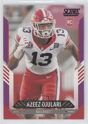 2021 Score Rookies Purple Azeez Ojulari #351 Rookie RC | eBay