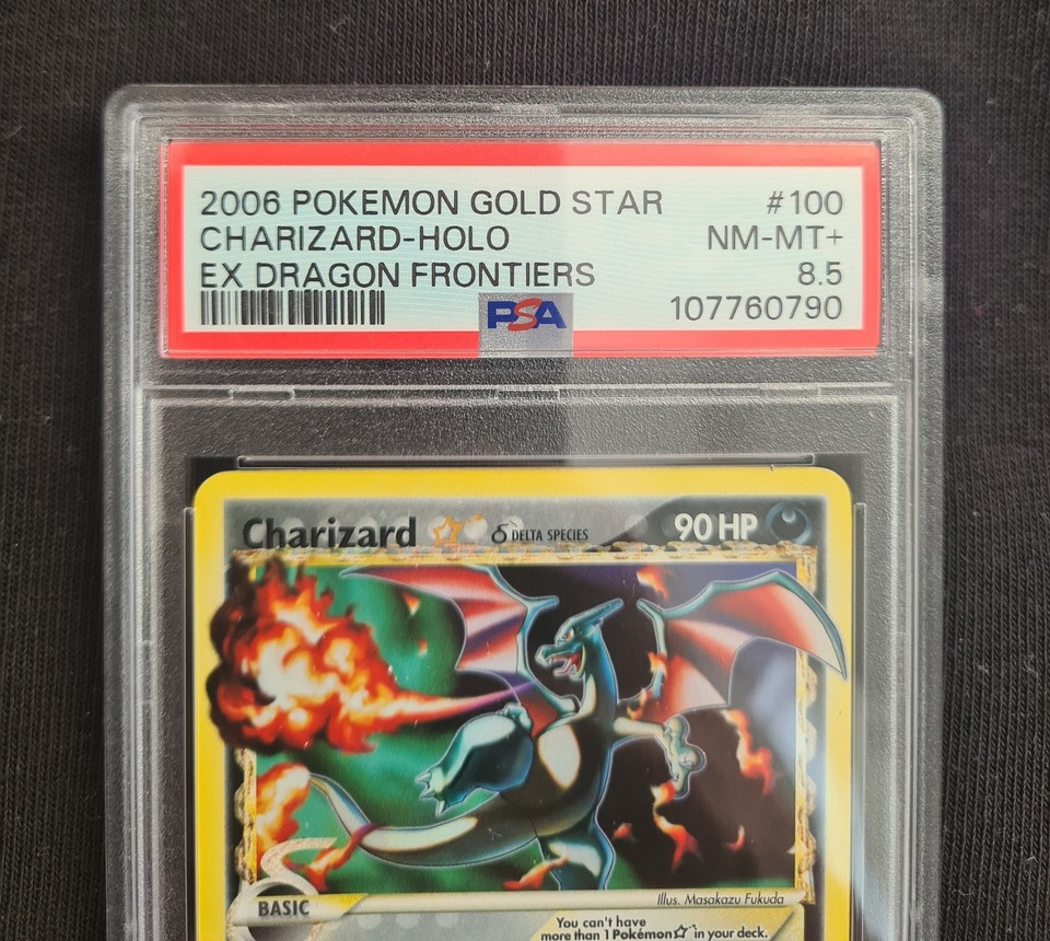 2006 Charizard Gold Star Delta Species Holo #100 Ex Dragon Frontiers PSA 8.5 | eBay UK