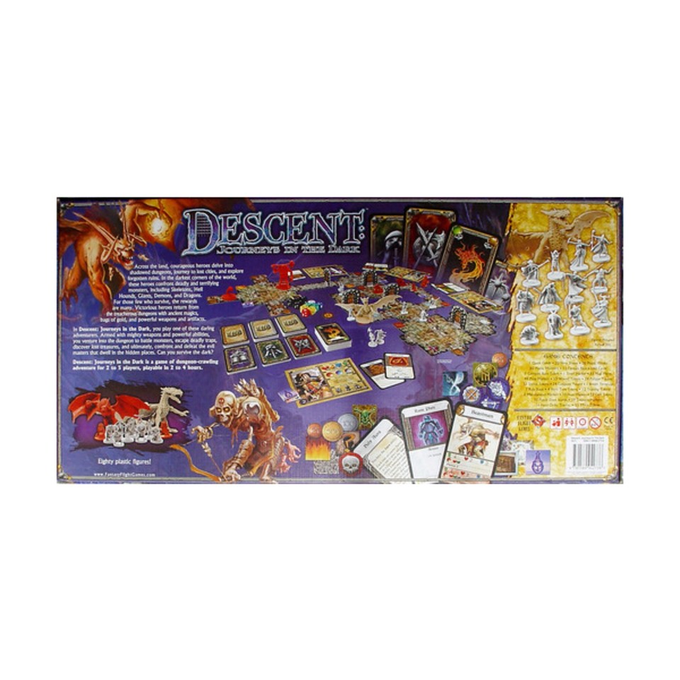 FFG Descent 1st Ed Descent - Journeys in the Dark (1st Ed) Box VG+/NM ...