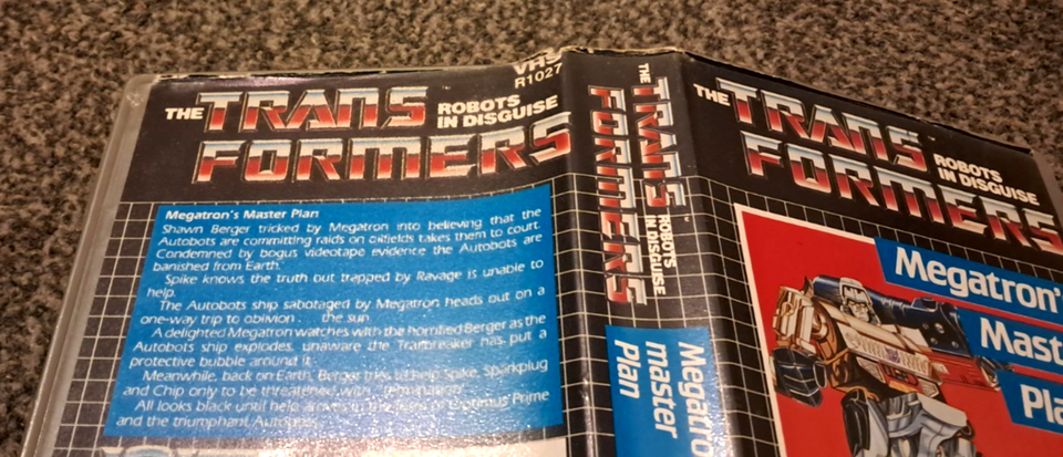 TRANSFORMERS MEGATRON'S MASTER PLAN OPTIMUS PRIME PAL VHS VIDEO KIDS ...