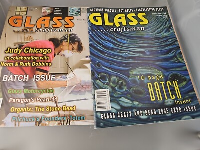 Glass Craftsman Magazine 2005 & 2006 Stained Glass, Fusing, Casting ...