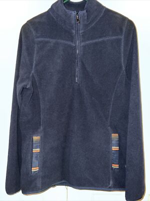 Pendleton Southwestern Aztec Quarter Zip Fleece Size Medium Men's ...