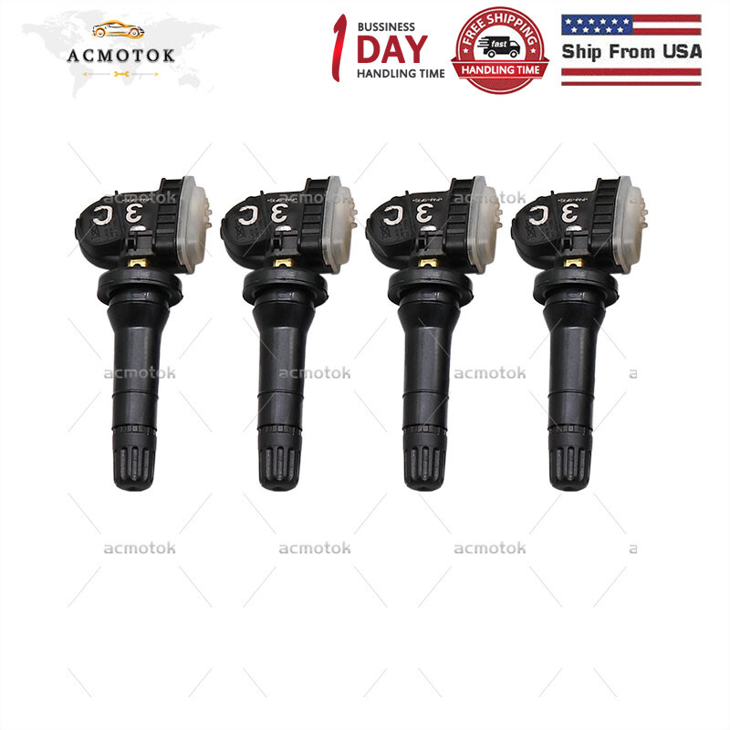 Set of (4) New Tire Pressure Monitor Sensor TPMS 13516164 13598772 For ...