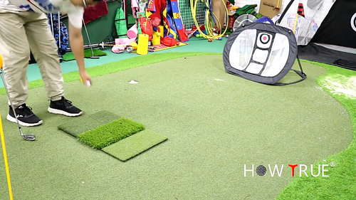 AU New Indoor Practice Mat Golf Batting Mat Grass Training Mat Spike ...