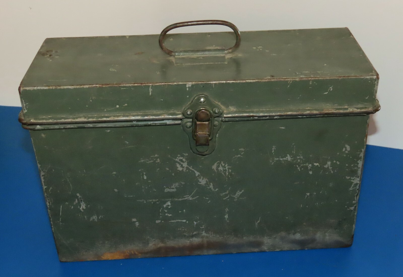 Vintage Metal Utility Box - Possibly Document WWII Document Chest | eBay