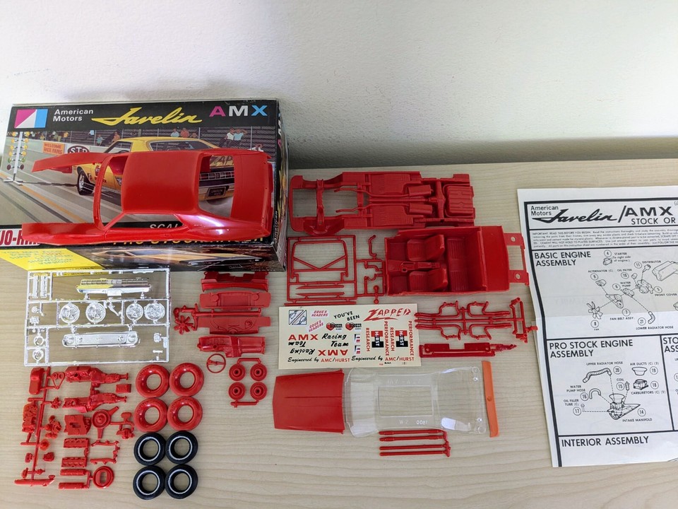 SUPER RARE! *VINTAGE JO-HAN AMC "JAVELIN AMX PRO STOCK RACER" *C@@L *L ...