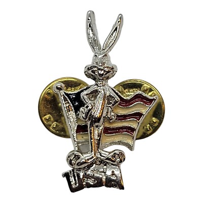 Bugs Bunny USA American Flag Pin | eBay