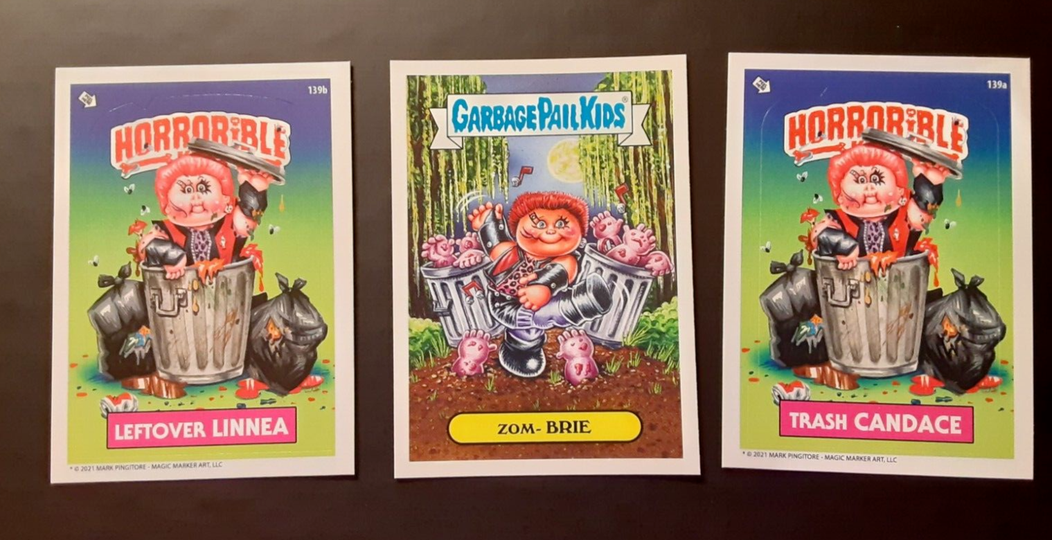 Return Of The Living Dead Linnea Quigley Garbage Pail Kids Zom Brie