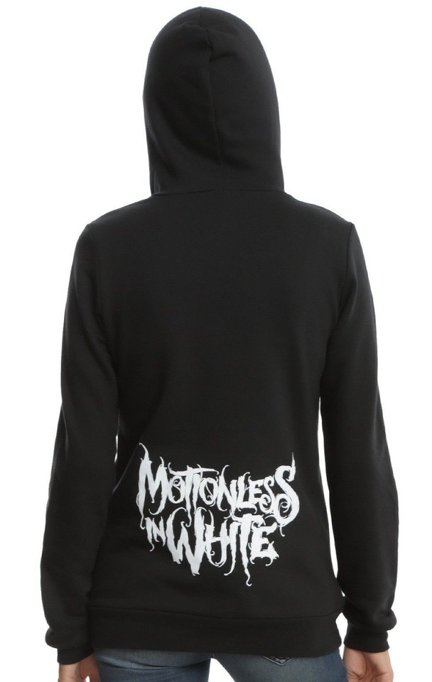 Motionless In White MIW Logo Women's Girls Pullover Hoodie NEW 100% ...