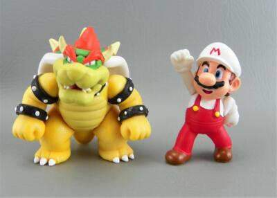 Jakks Pacific World Nintendo Super Mario FIRE MARIO / KING KOOPA 2-3 ...