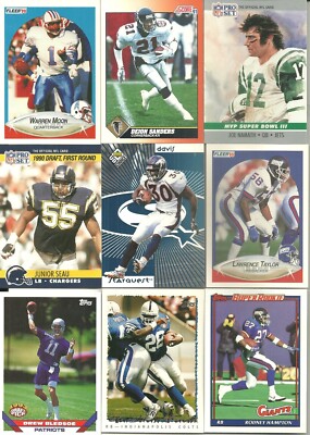 Lot of 50 NFL 1990's Superstars -Rookies, Inserts too! | eBay
