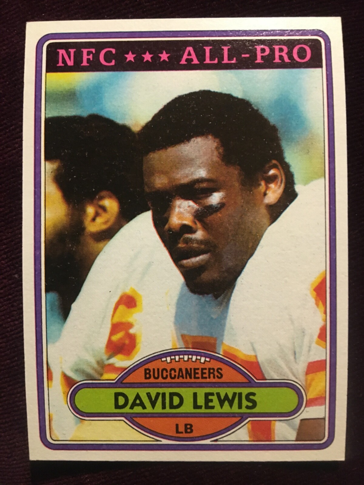 1980 Topps #180 Buccaneers All-Pro David Lewis Football Card | eBay